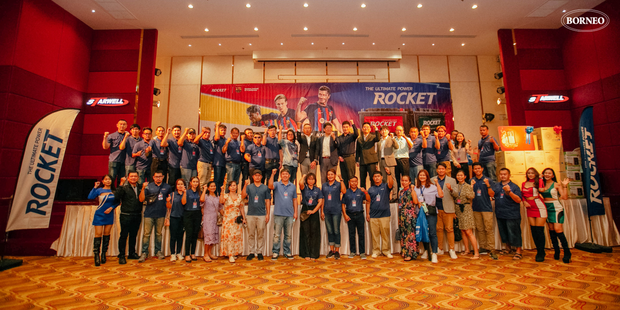 Borneo launches ROCKET batteries ‘ROCKET DEALER MEET AT KORAT’