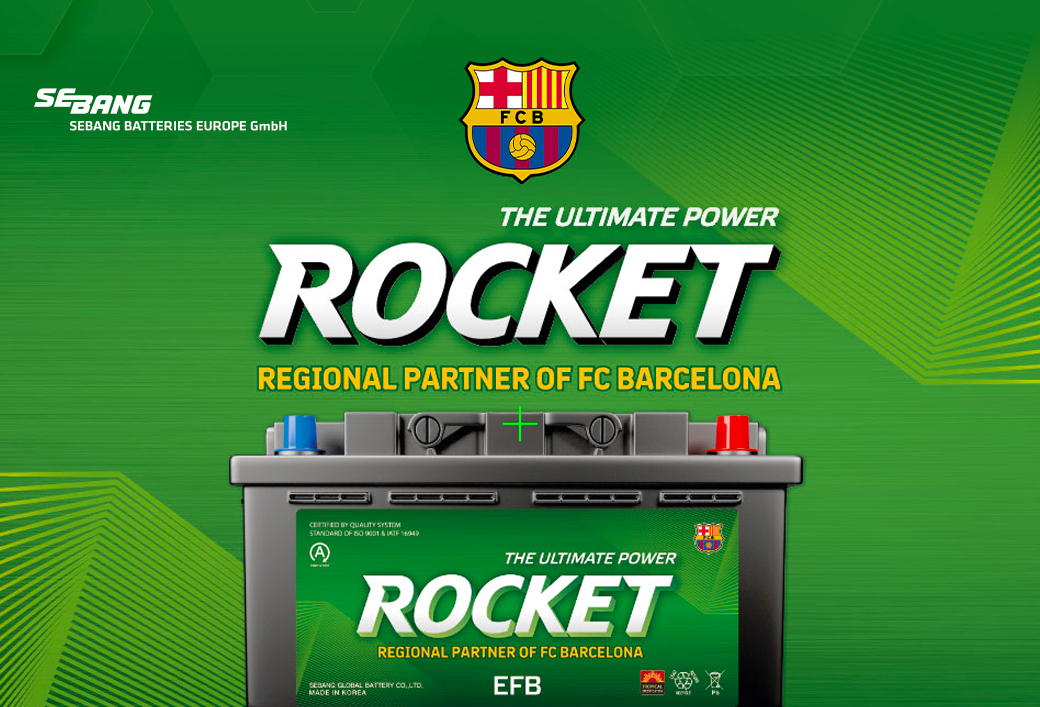 ‘Rocket EFB series’ แบตเตอรี่ EFB สำหรับรถยนต์สตาร์ทซ้ำหลายครั้ง